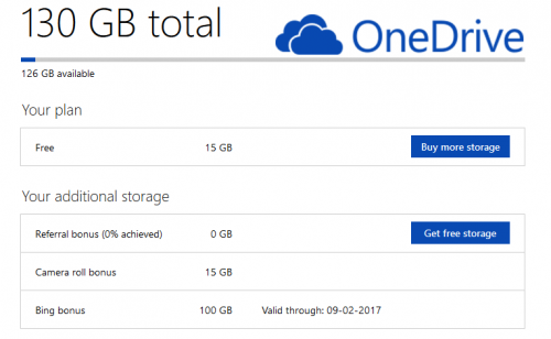 Retain your Free 15 GB + 15 GB OneDrive Storage