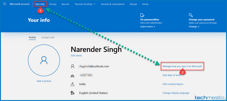 Login to Microsoft Account Using Phone Number as Username
