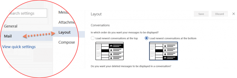Turn off inline attachment previews in new version of Outlook.com