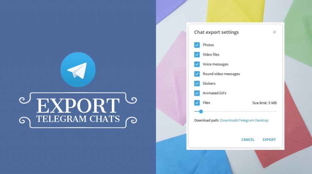 You can now export Telegram chats, media & files to read anytime