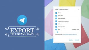 You can now export Telegram chats, media & files to read anytime