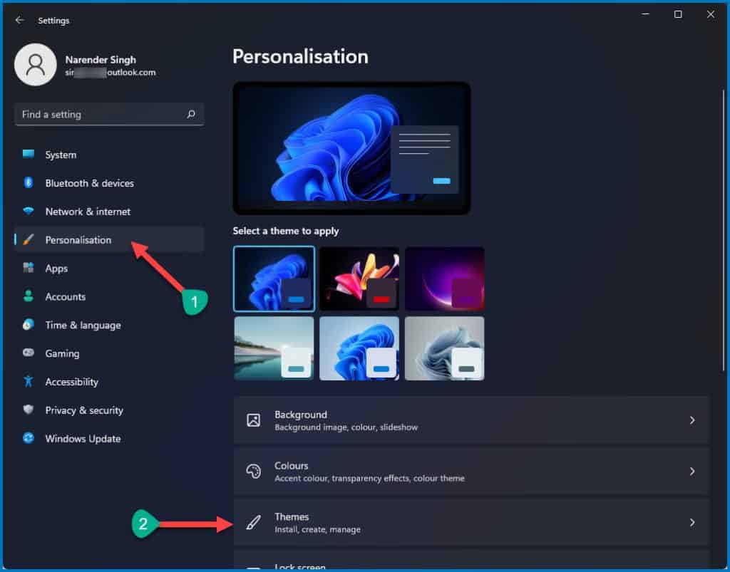 How to Add This PC, User's Files & other icons to Windows 11 Desktop