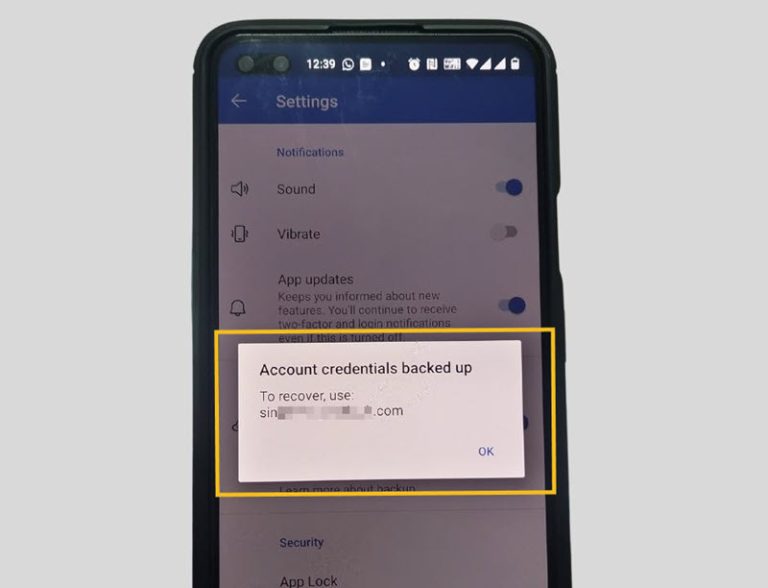 Backup Microsoft Authenticator accounts & restore on a new smartphone