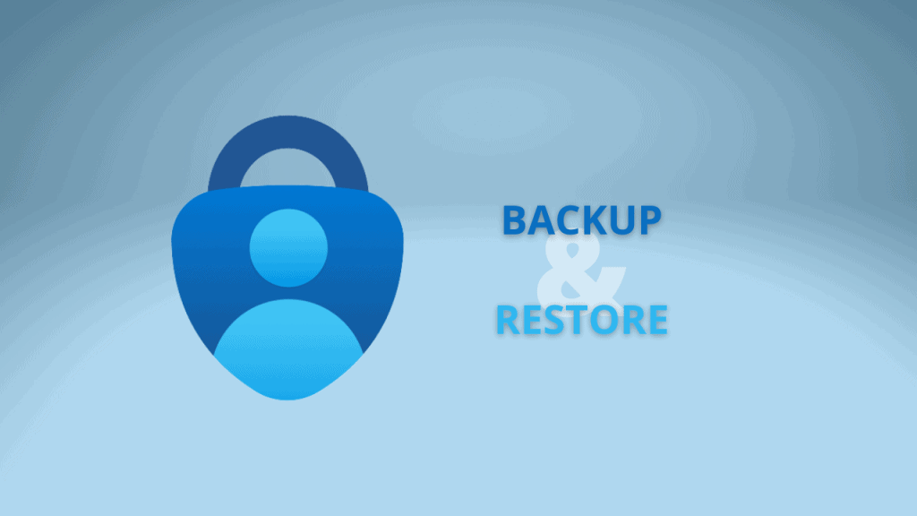 Backup Microsoft Authenticator accounts & restore on a new smartphone