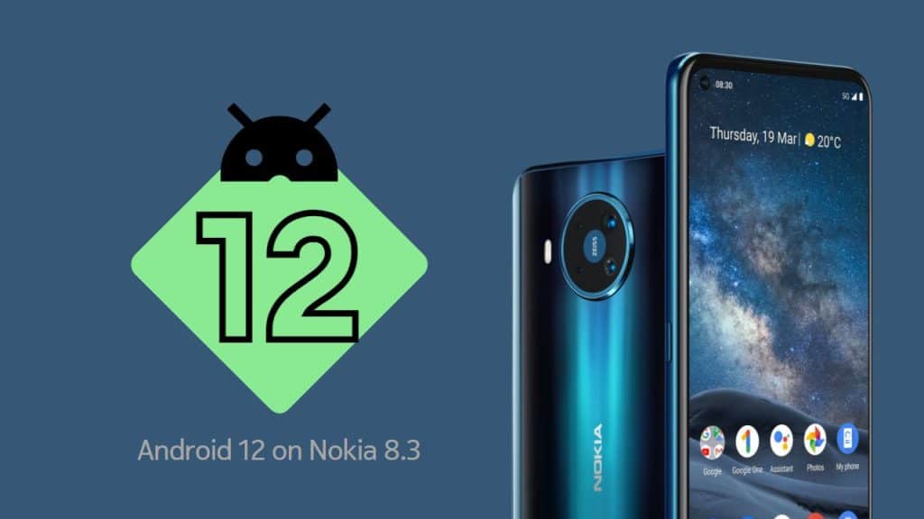 Android 12 update rolling out to the Nokia 8.3 5G