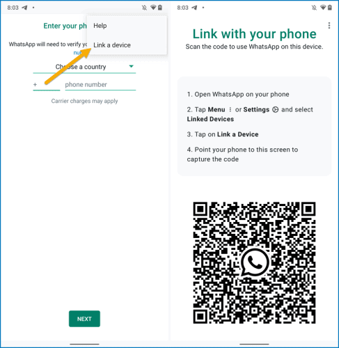 Use same WhatsApp account on multiple phones (official method)